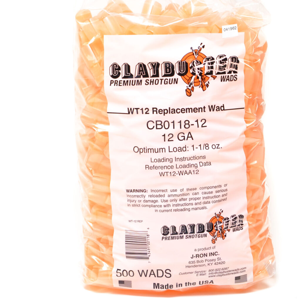 Claybuster 12 Ga Winchester WT12 Shotshell Wad (500) | Powder Valley
