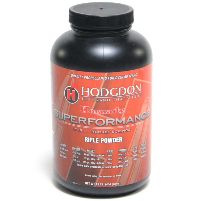 Hodgdon Hornady Superperformance Smokeless Powder | Powder Valley