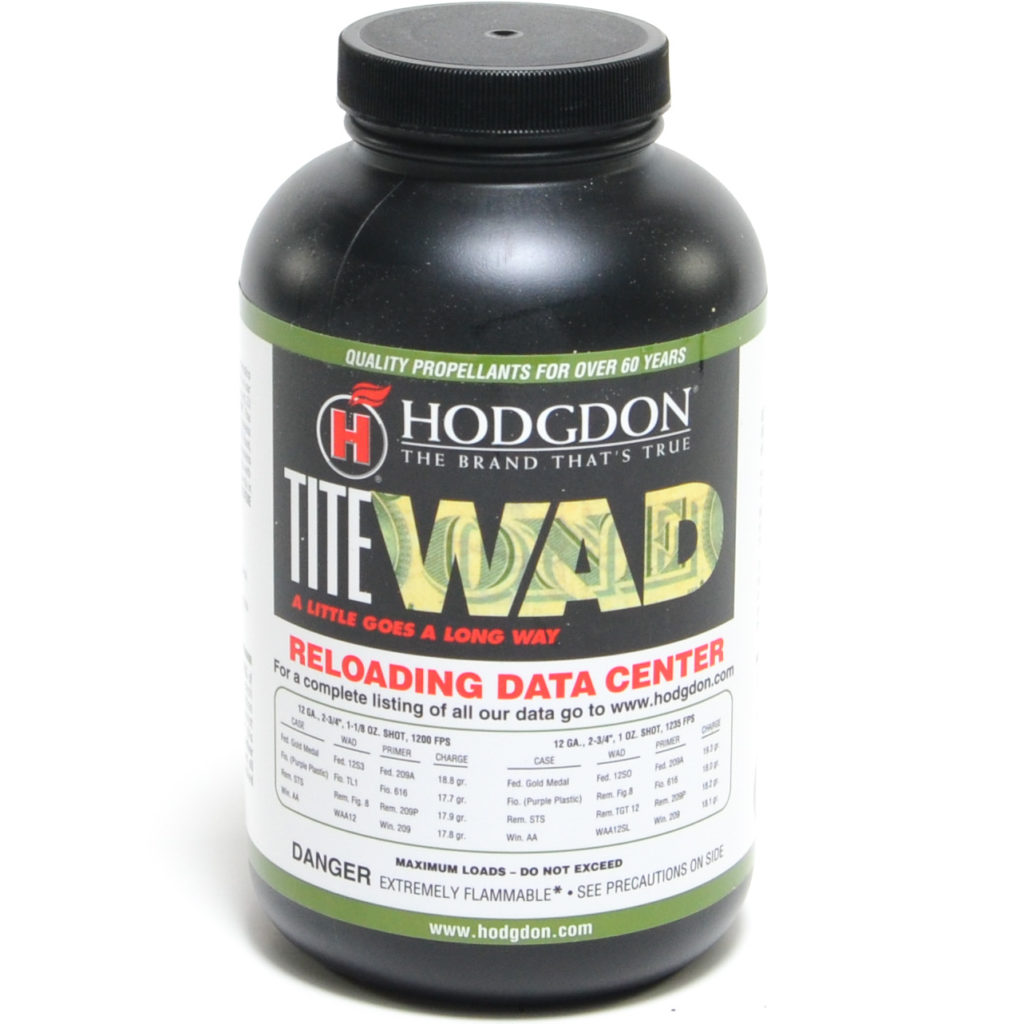 Hodgdon Titewad 12 Gauge Shotgun powder | Powder Valley