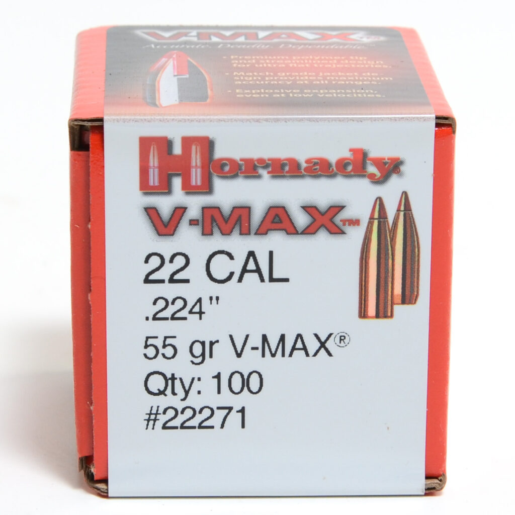 Hornady .224 / 22 55 Grain V-Max | Powder Valley