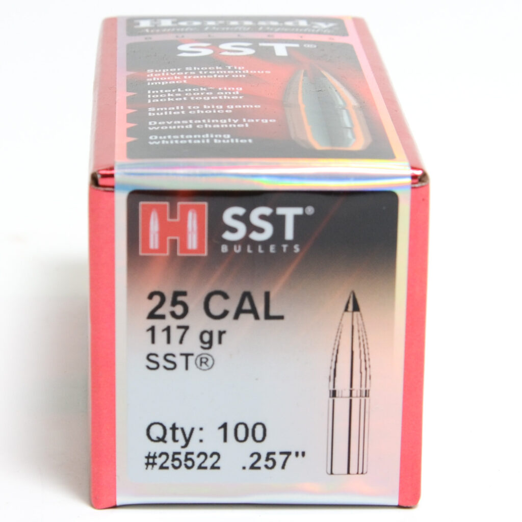 Hornady .257 / 25 117 Grain SST (Super Shock Tip) (100 Bullets ...
