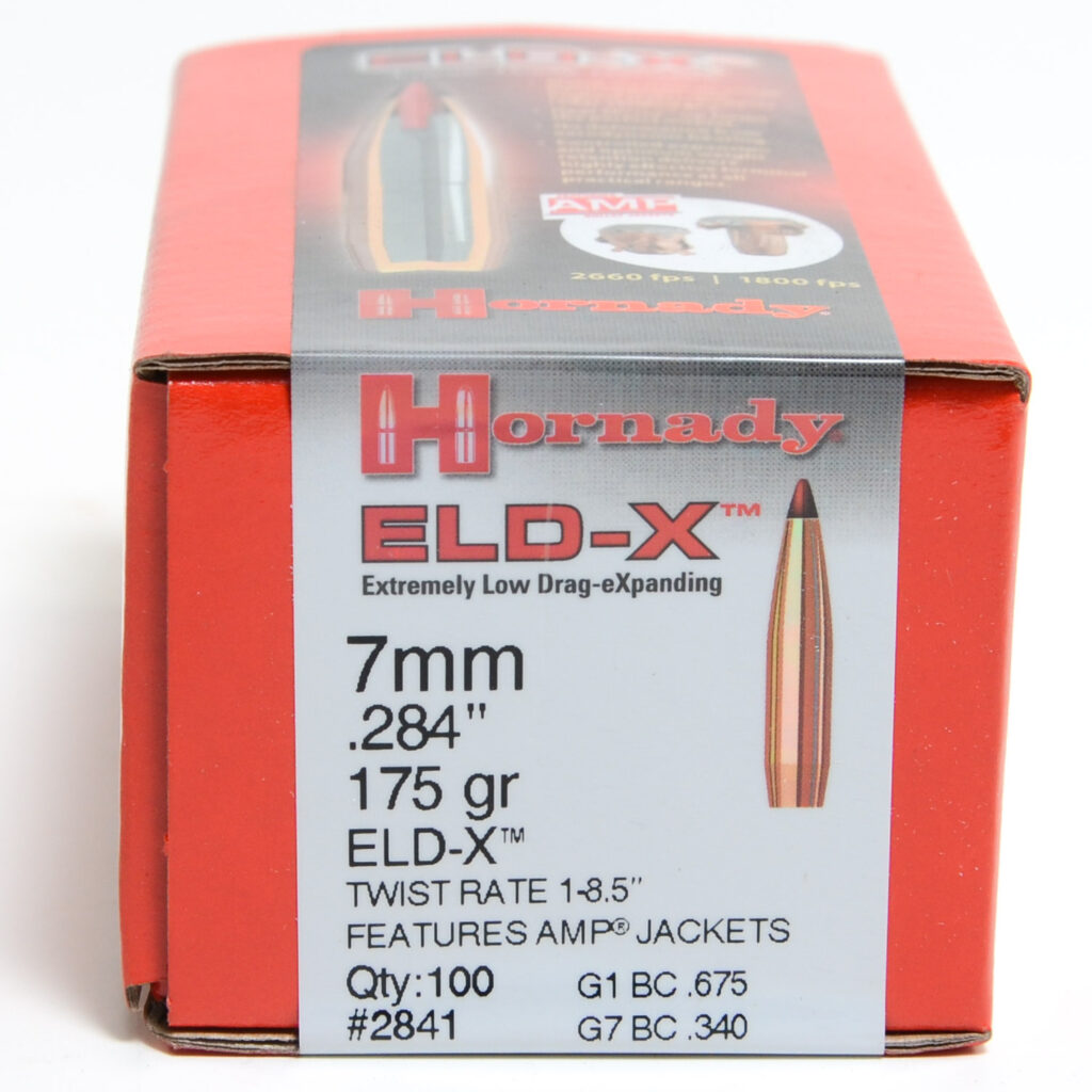 Hornady .284 / 7mm 175 Grain ELD-X (Extremely Low Drag Hunting) (100 ...