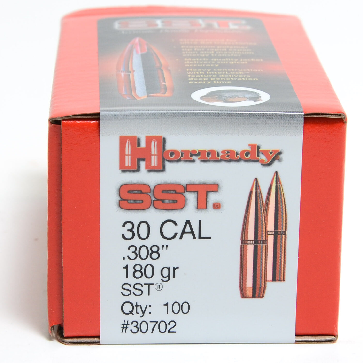 Hornady .308 / 30 180 Grain SST (Super Shock Tip) (100 Bullets ...