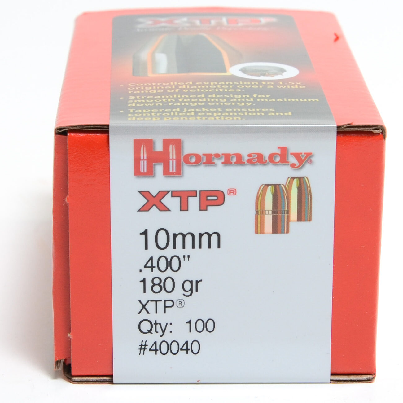 Hornady .400 / 40-10mm 180 Grain XTP Hollow Point (eXtreme Terminal ...