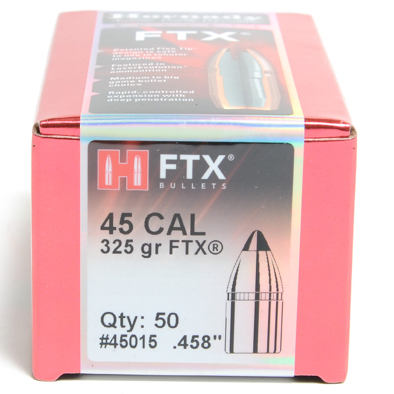 Hornady .458 / 45 325 Grain FTX (Flex Tip) (50 Bullets) | Powder Valley