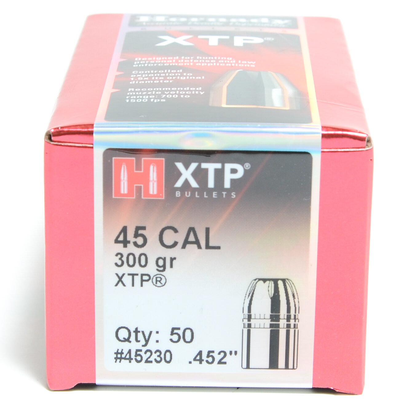 Hornady .452 / 45 300 Grain XTP Hollow Point (eXtreme Terminal ...