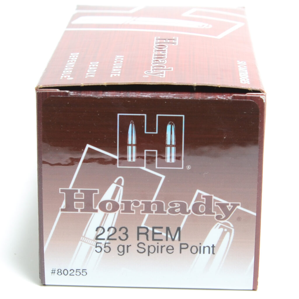 Hornady Ammunition 223 Remington 55 Grain Jacketed Soft Point 50 Count ...