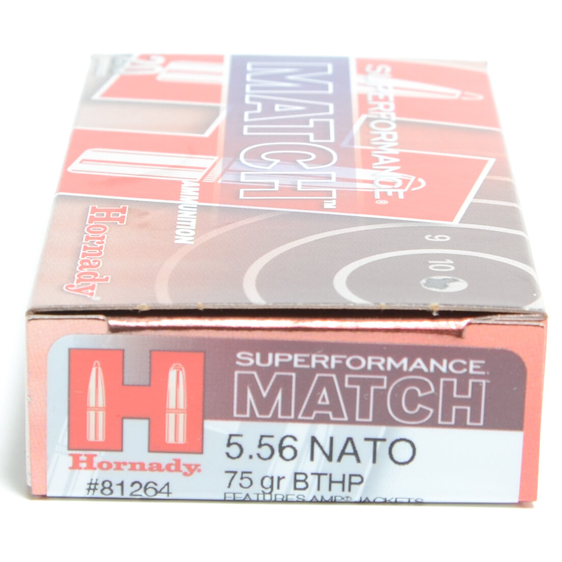 Hornady 5.56 Nato 75 Grain Hollow Point Boat Tail Match Superformance ...