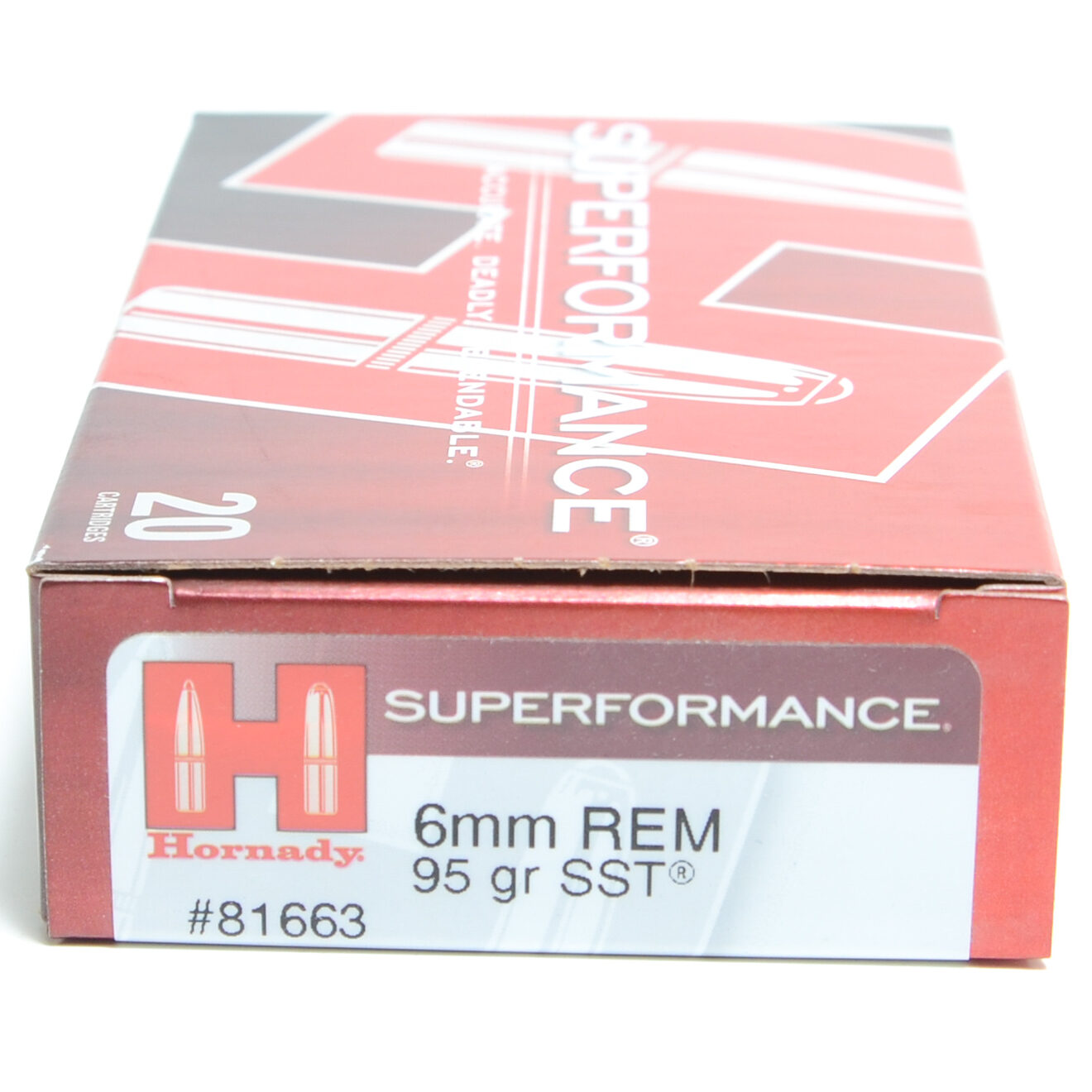 Hornady 6mm Rem 95 Grain SST (Super Shock Tip) Superformance Ammunition ...