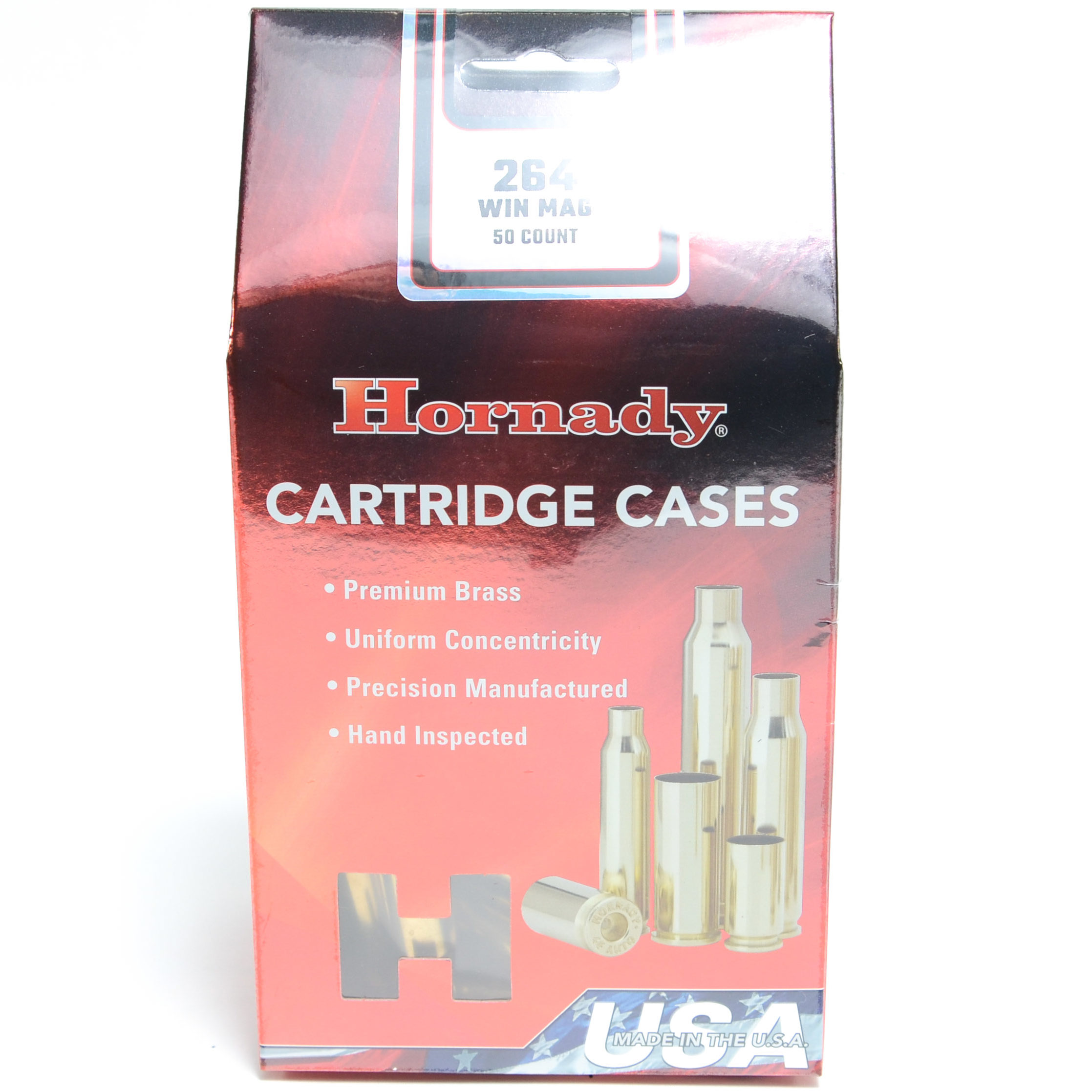 Hornady 264 Winchester Magnum Brass Bag of 50 | Powder Valley Outdoors