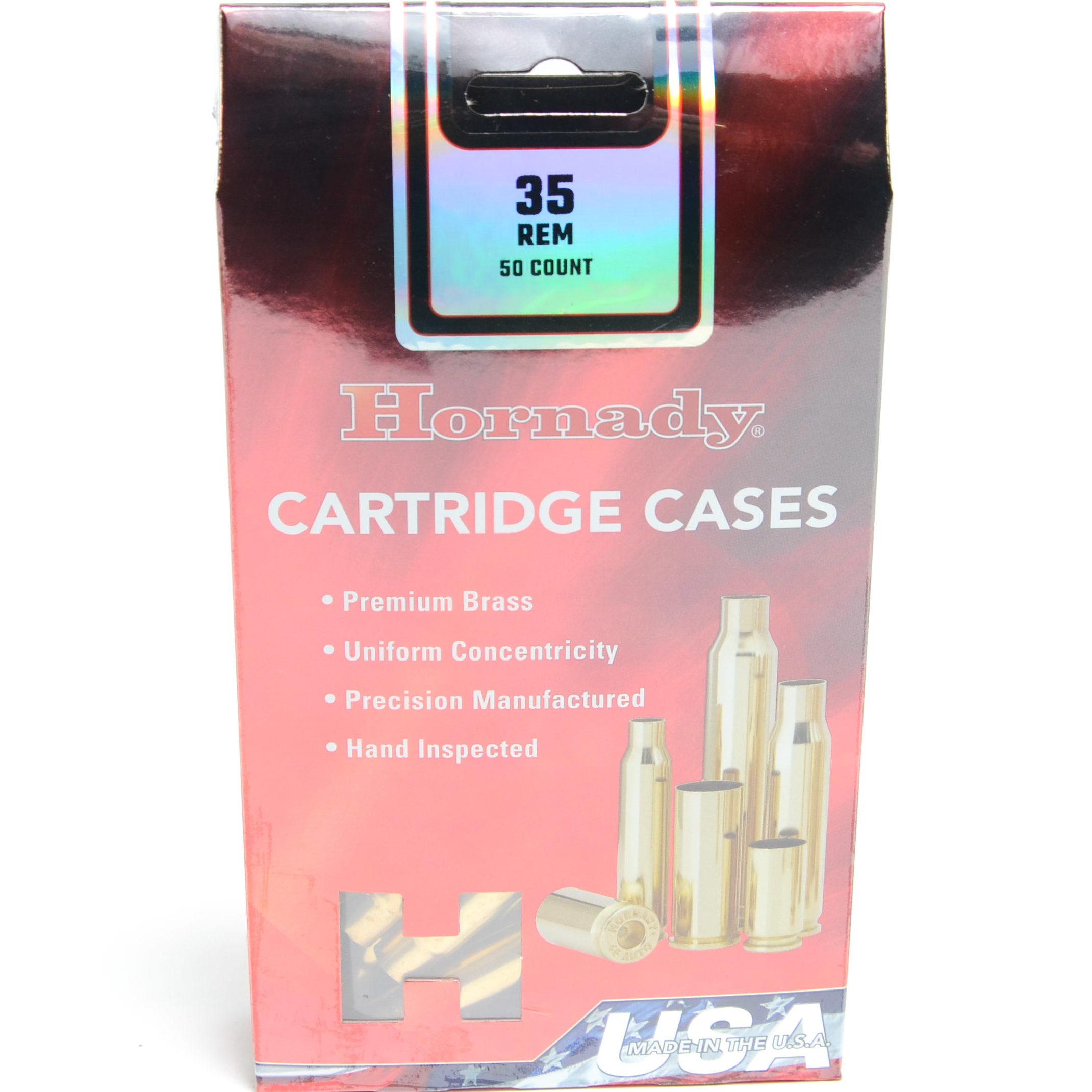 Hornady 35 Remington Brass Bag of 50 | Powder Valley Outdoors