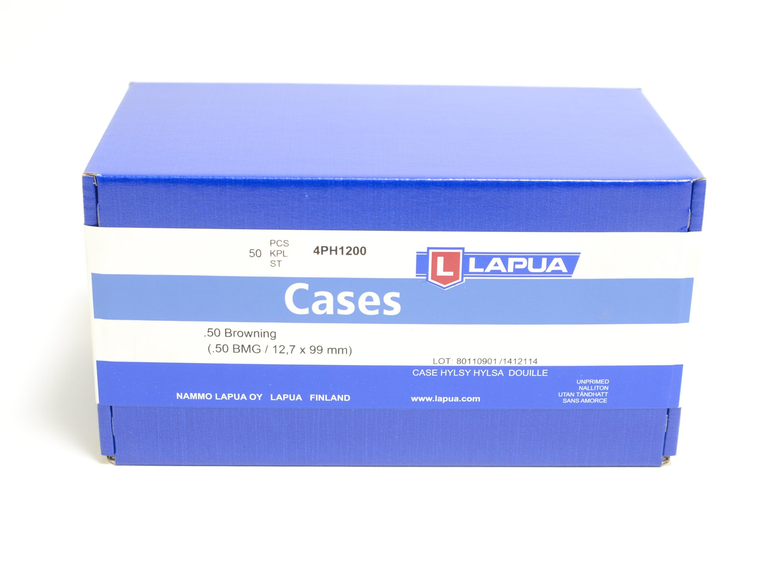 Lapua 50 BMG Brass (50) | Powder Valley