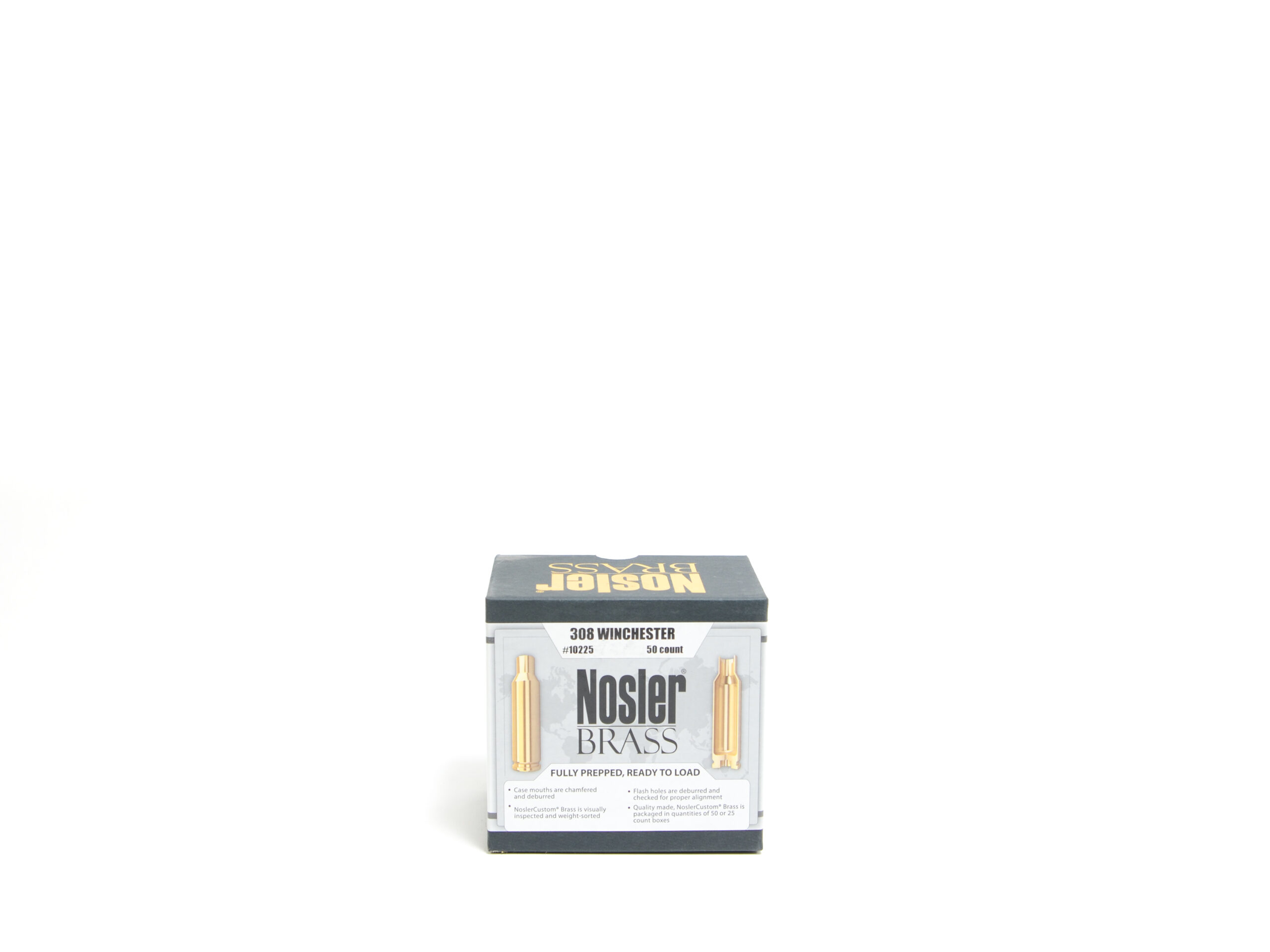 Nosler Unprimed Brass 308 Win (50) | Powder Valley