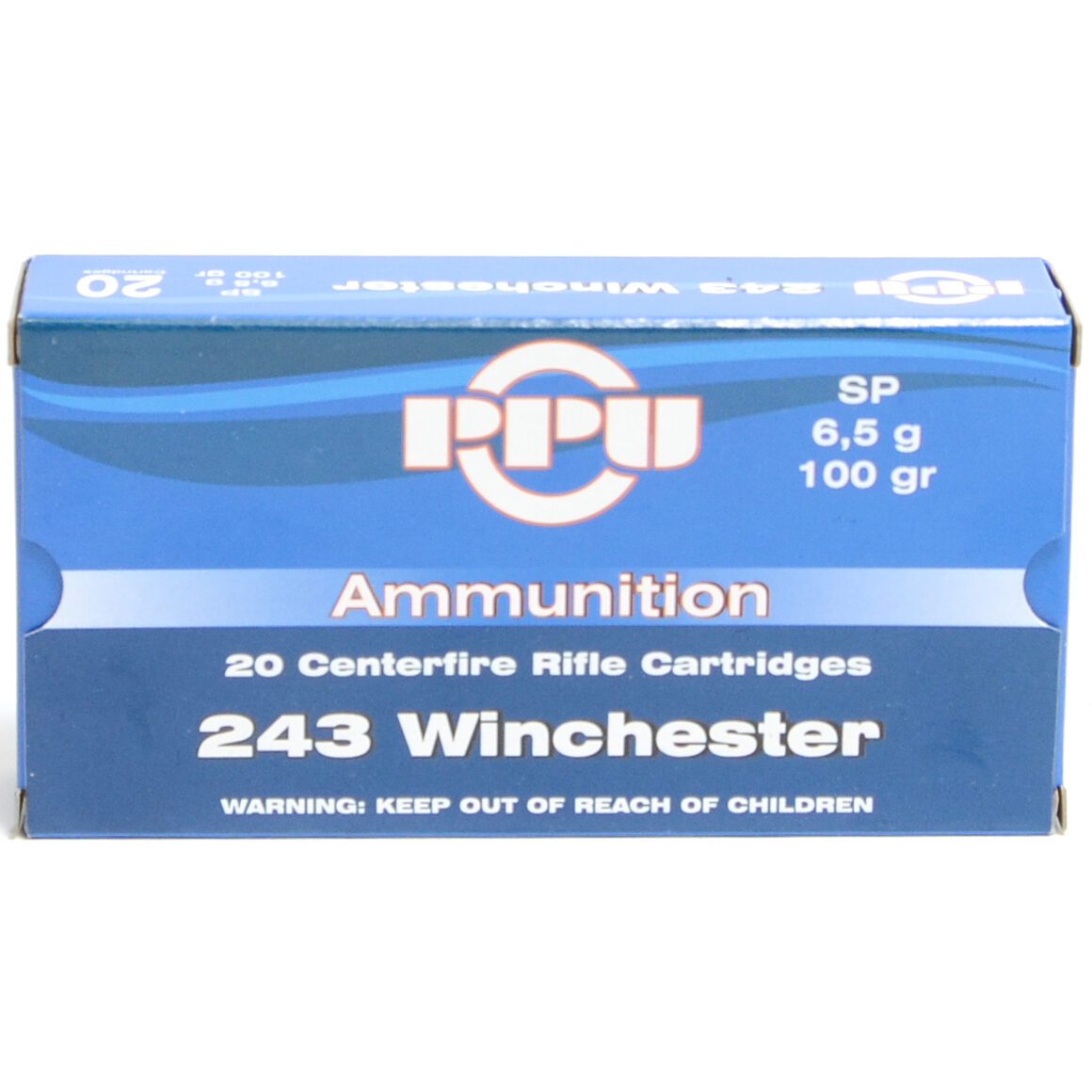 Prvi Partizan Ammunition 243 Winchester 100 Grain Jacketed Soft Point ...