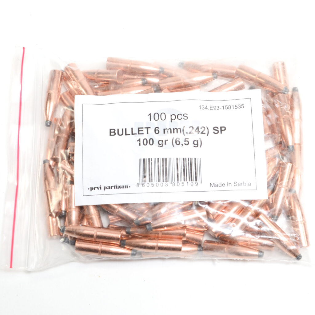 Prvi Partizan .242 Diameter 100 Grain Spire Point 100 Count Bullets ...