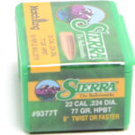 Sierra .224 / 22 77 Grain Matchking HBPT Bullets | Powder Valley