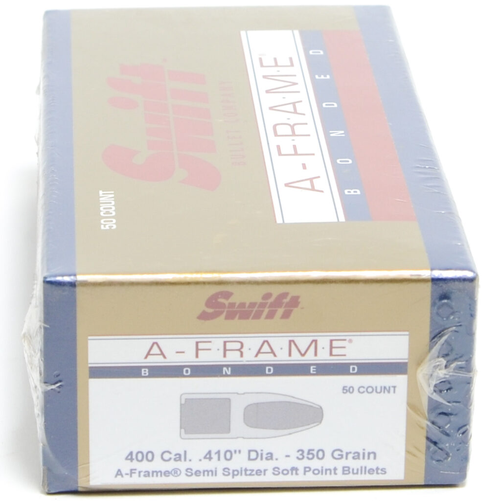 Swift .410 Diameter 350 Grain Semi-Spitzer 50 Count Bullets | Powder ...
