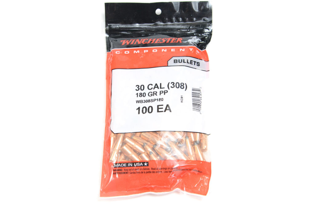 Winchester .308 Diameter 180 Grain Pointed Soft Point Power Point 100 ...