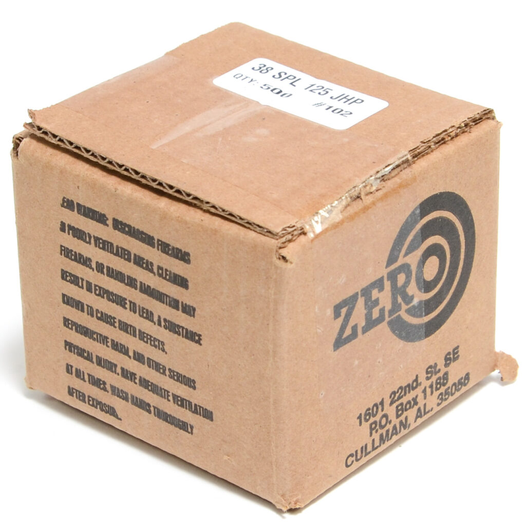 Zero Bullet Company .357 Diameter 125 Grain Jacketed Hollow Point 500 ...