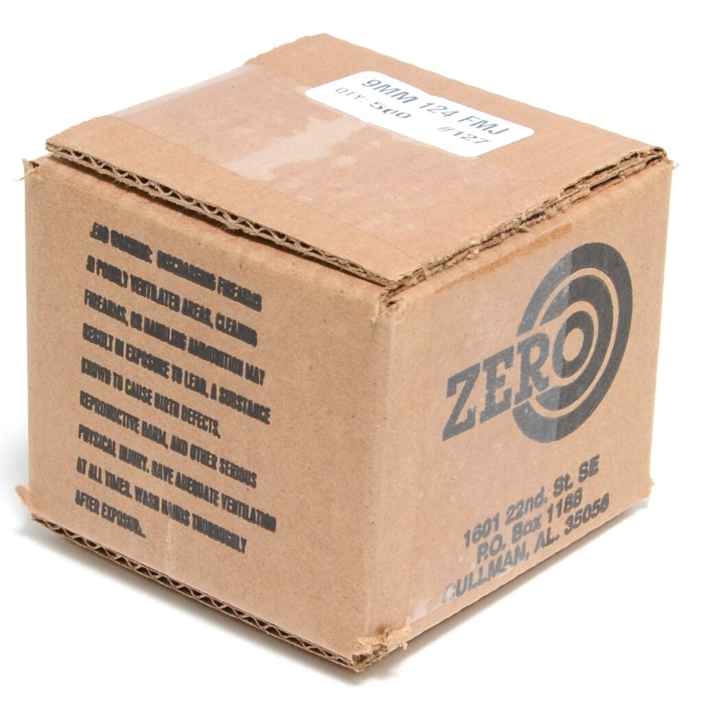 Zero Bullet Company .355 Diameter 124 Grain Full Metal Jacket 500 Count ...