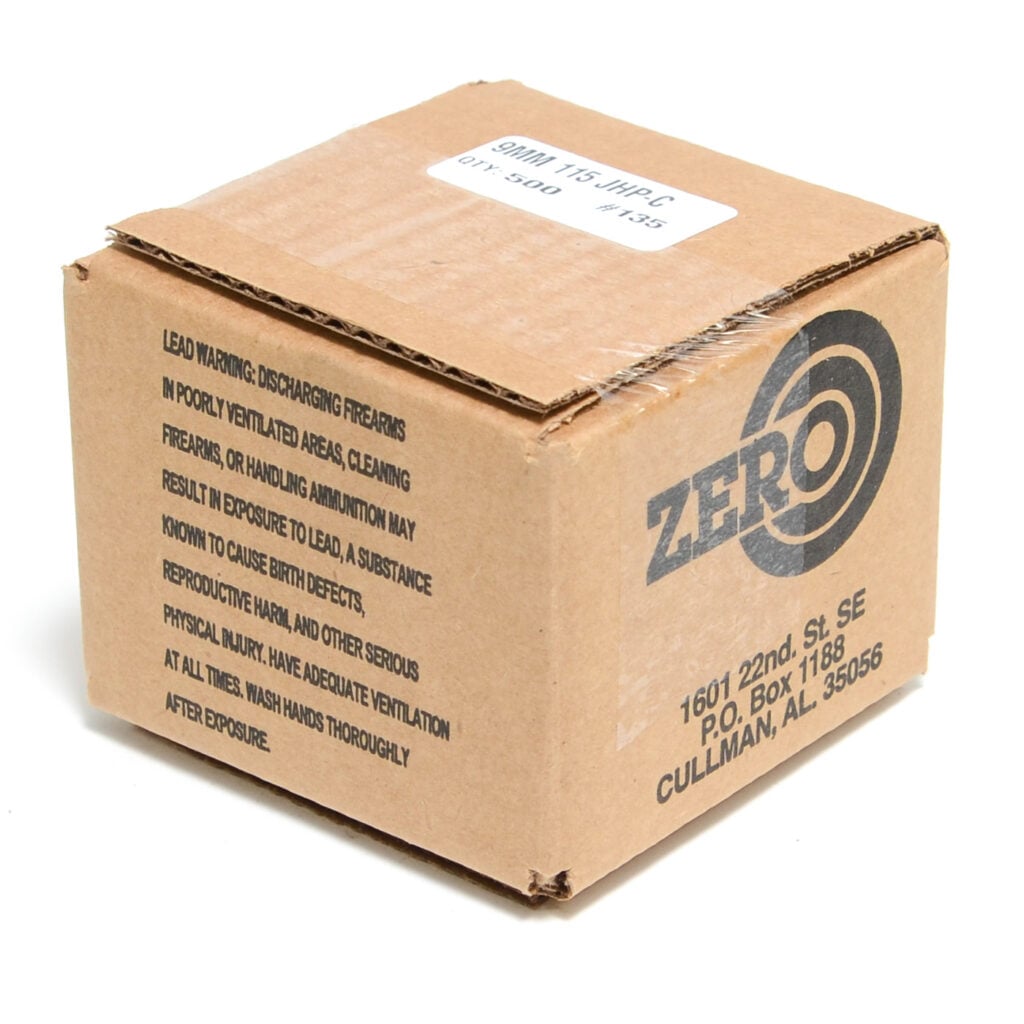 Zero Bullet Company .355 Diameter 115 Grain Conical Jacketed Hollow ...