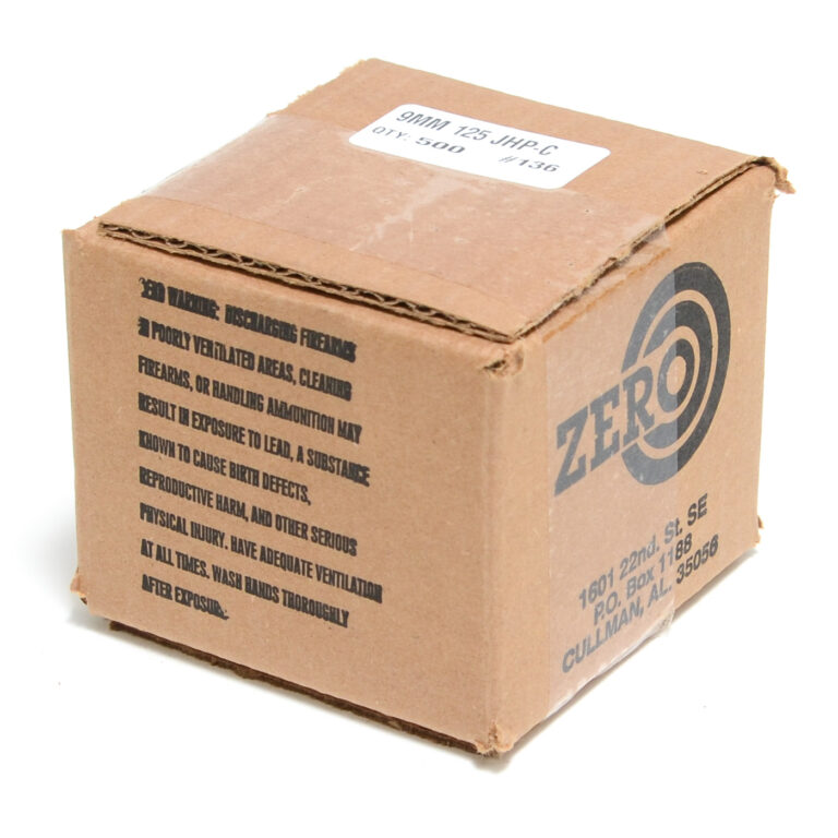 Zero Bullet Company .355 Diameter 125 Grain Conical Jacketed Hollow ...