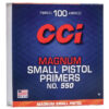 CCI Small Pistol Magnum Primers #550 Box of 1000 | Powder Valley Outdoors