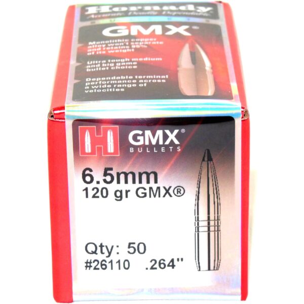 Hornady .264 / 6.5mm 120 Grain GMX (50 Bullets) | Powder Valley Outdoors