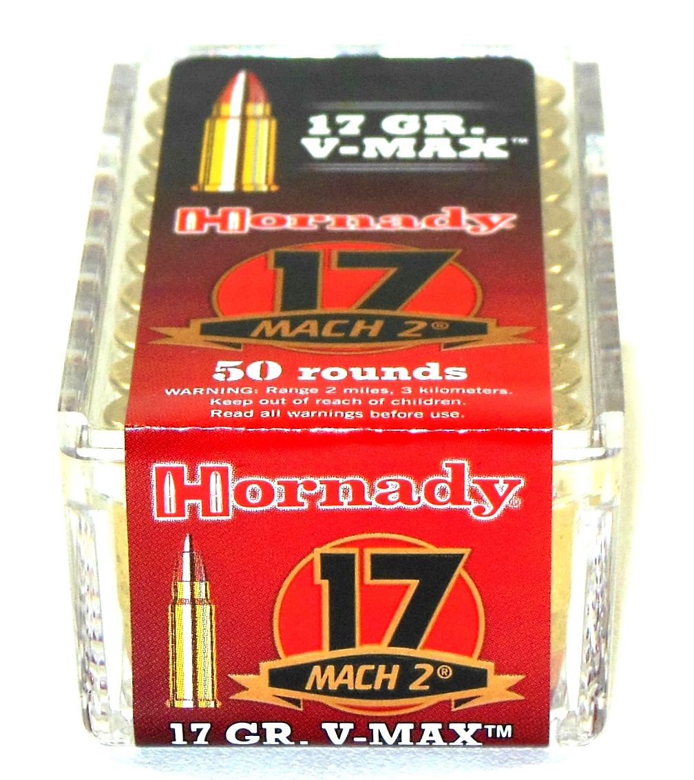 Hornady 17 Mach2 17 Grain V-MAX Ammunition | Powder Valley