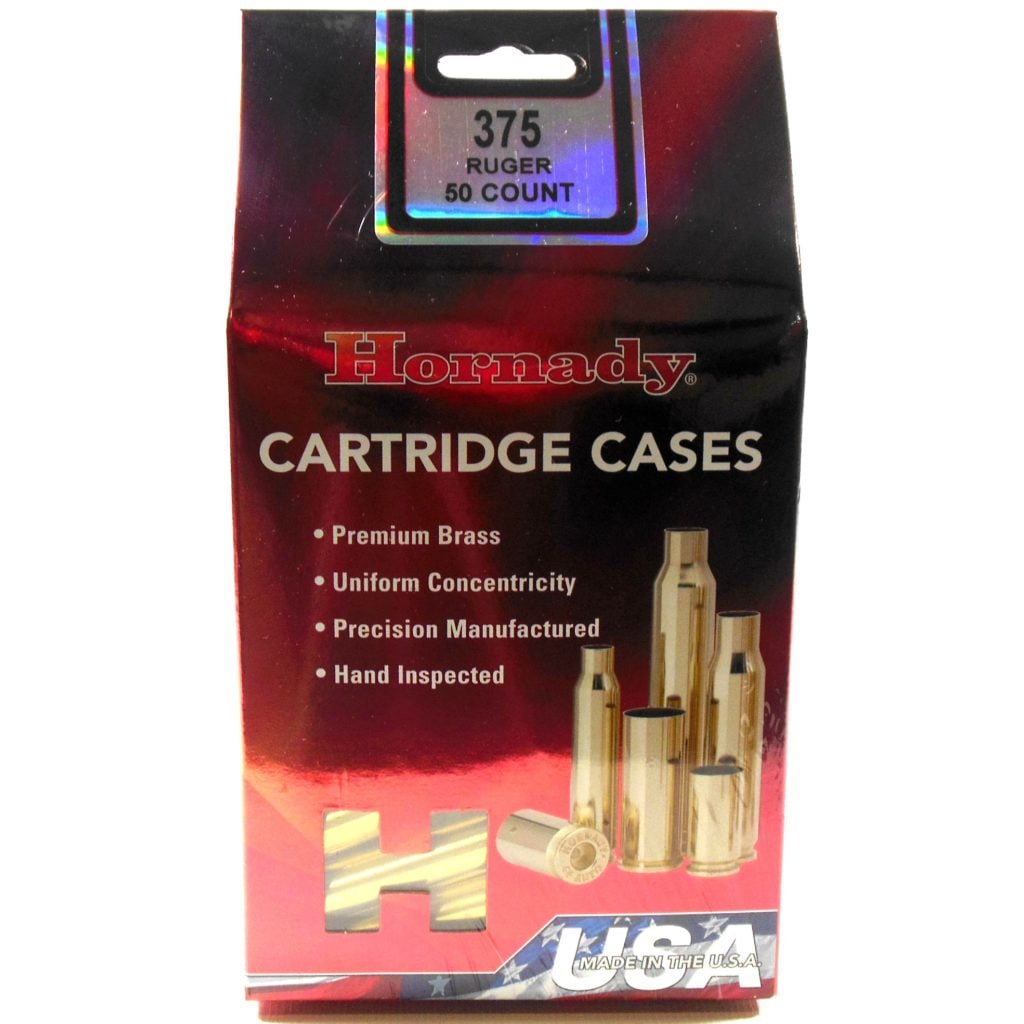 Hornady 375 Ruger Brass Bag of 50 | Powder Valley