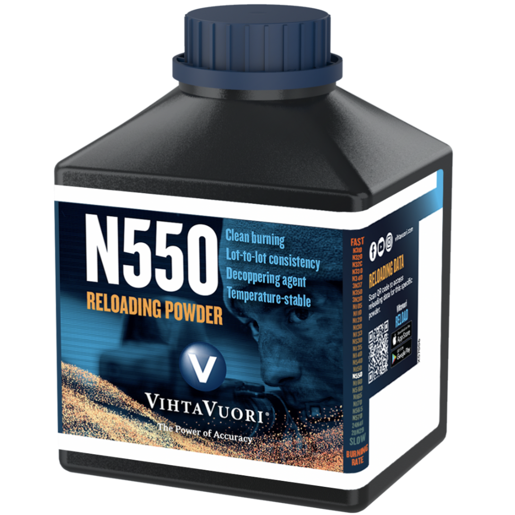 Vihtavuori N550 Smokeless Gun Powder | Powder Valley Outdoors