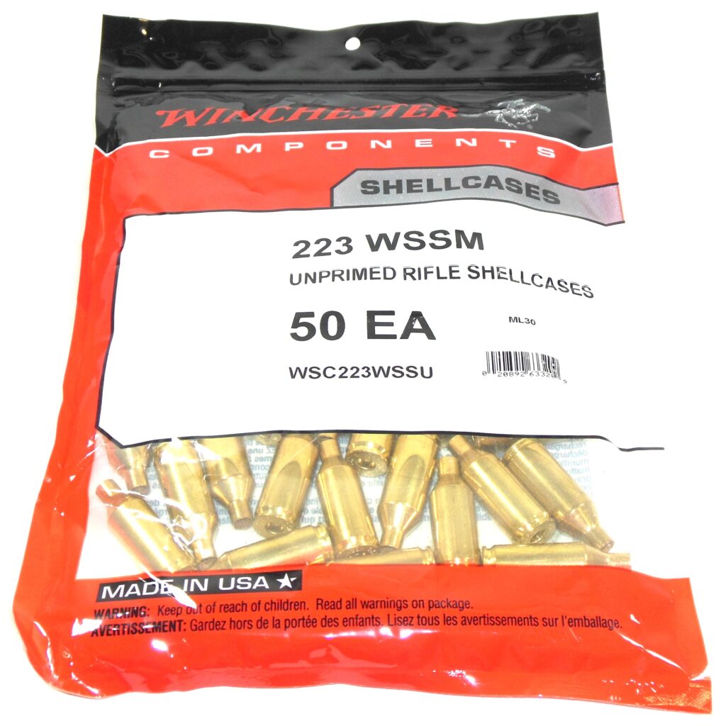 Winchester 223 Winchester Super Short Magnum (WSSM) Brass 50 Count ...