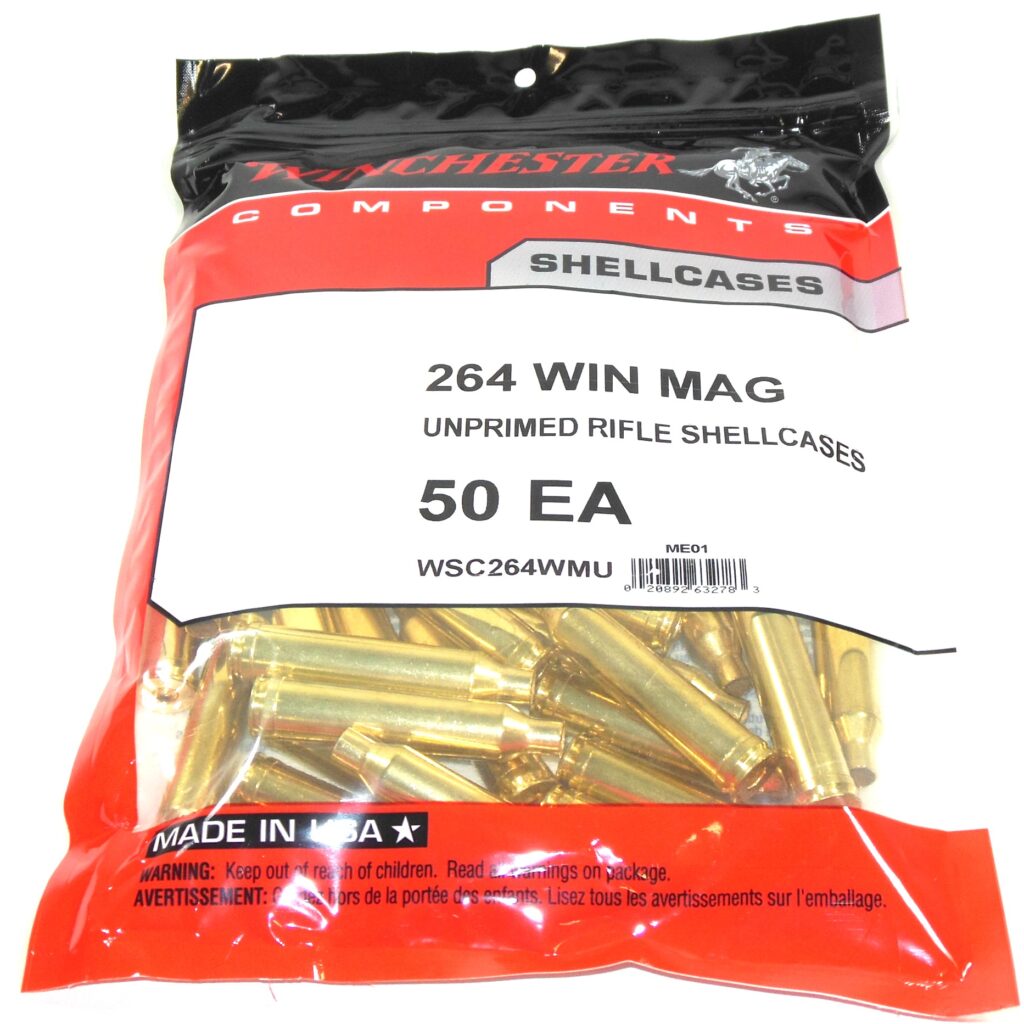 Winchester 264 Winchester Magnum Brass 50 Count | Powder Valley Outdoors