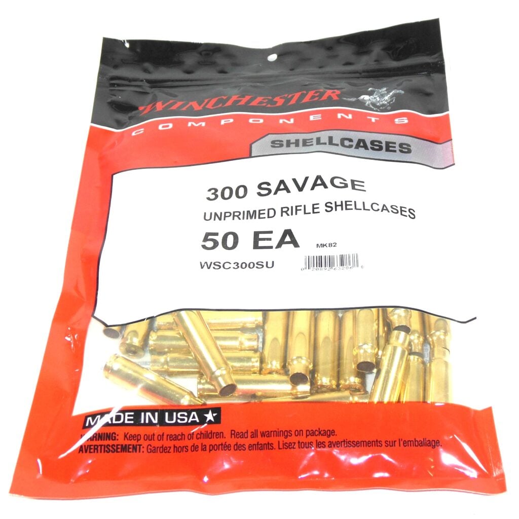 Winchester 300 Savage Brass 50 Count | Powder Valley Outdoors