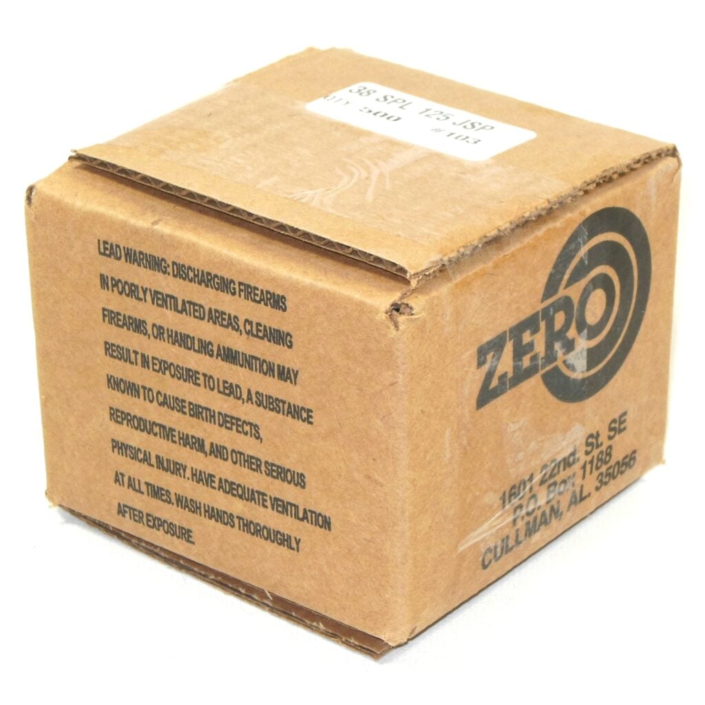 Zero Bullet Company .357 Diameter 125 Grain Jacketed Soft Point 500 ...
