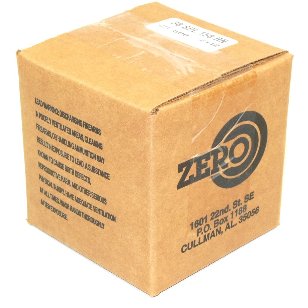 Zero Bullet Company .357 Diameter 158 Grain Round Nose 500 Count ...