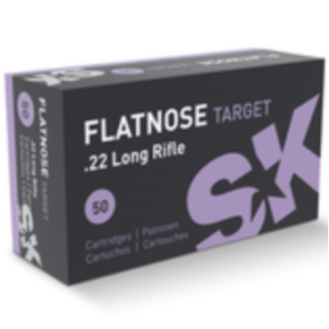SK Ammunition 22 Long Rifle 40 Grain Flat Nose Box of 50 | Powder ...