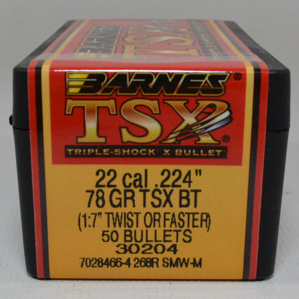 Barnes .224 / 224 Valkyrie 78 Grain Triple Shock X Boat Tail (50 ...