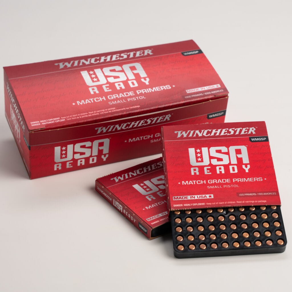 Winchester USA Ready Small Pistol Match Grade Primers Box of 1000 ...