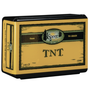 Speer .243 Diameter 70 Grain Hollow Point TNT Bullets | Powder Valley ...