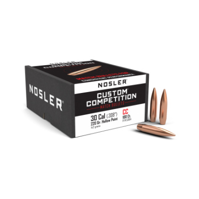 Nosler .308 / 30 220 Grain HPBT Custom Competition (100 Bullets ...