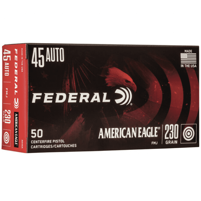 Federal 45 Auto 230 Grain American Eagle Full Metal Jacket | Powder Valley