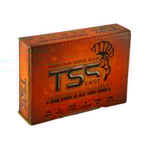 TSS Shot Tungsten Super Slam Ammunition 20 Gauge 3" #9 1 5/8 oz ...