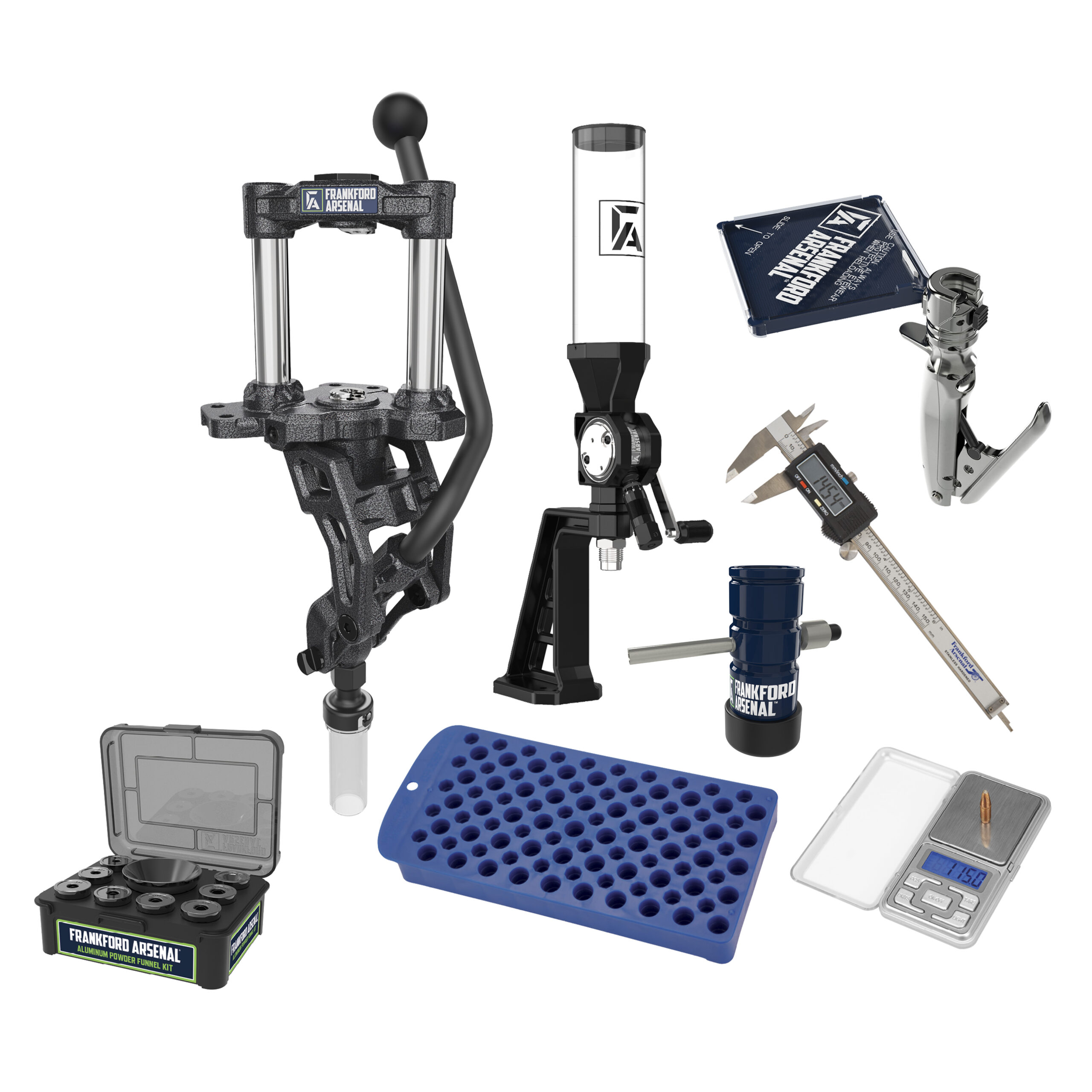 Frankford Arsenal Essentials Single Stage Reloading Press Kit | Powder ...