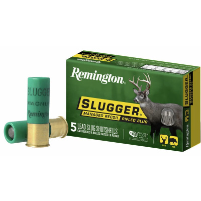 Remington Slugger Ammunition 12 Gauge 2-3/4" 1 oz Slug Box of 5 ...