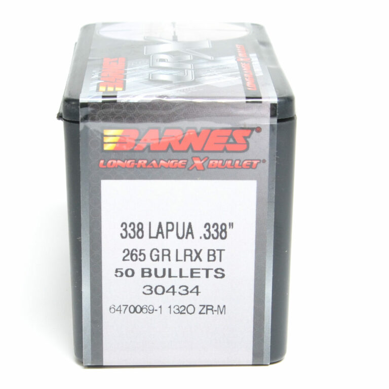 Barnes .338 Diameter 265 Grain Polymer Tip LRX 50 Count Bullets ...
