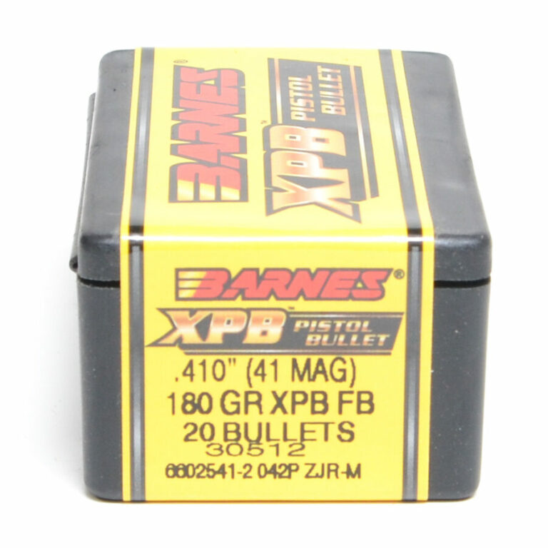 Barnes .410 Diameter 180 Grain Jacketed Hollow Point XPB 20 Count ...