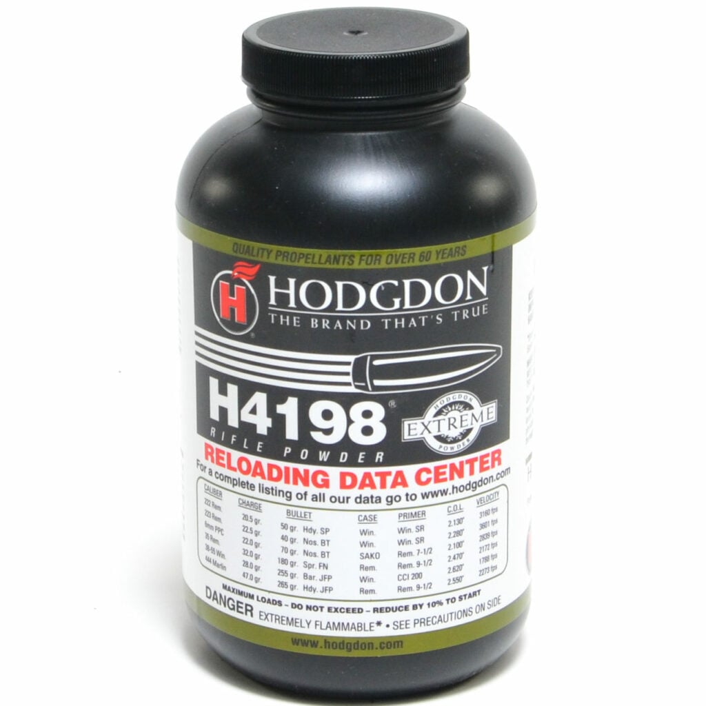 Hodgdon H4198 Smokeless Gun Powder | Powder Valley Outdoors