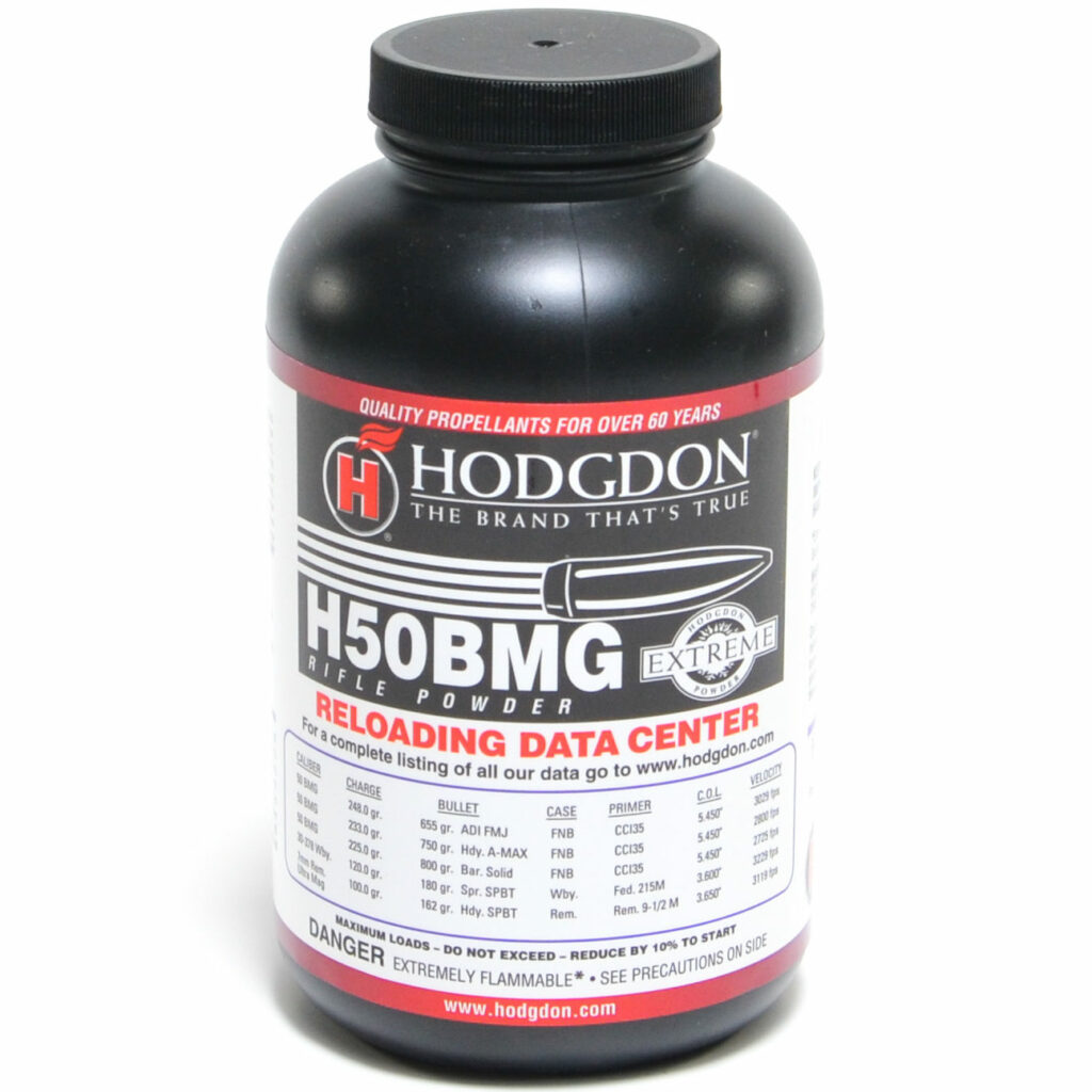 Hodgdon H50BMG Smokeless Gun Powder | Powder Valley Outdoors 50 BMG Powder