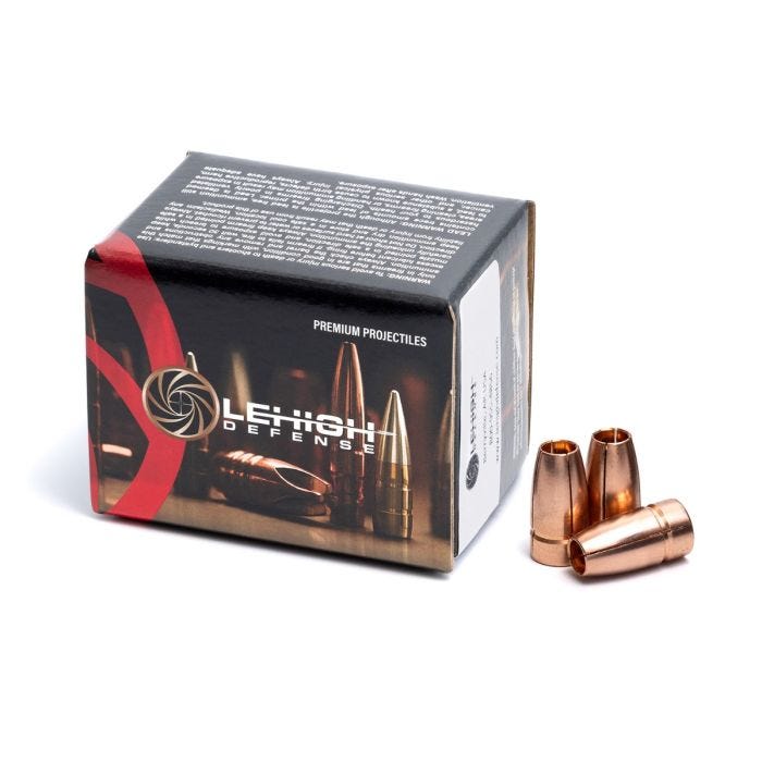 Lehigh Maximum Expansion Bullets (.452 Diameter) 220 Grain Solid Copper ...